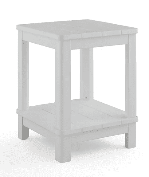 KETER DELUXE SIDE TABLE IN BOX - WHITE - Earl's Auction Company