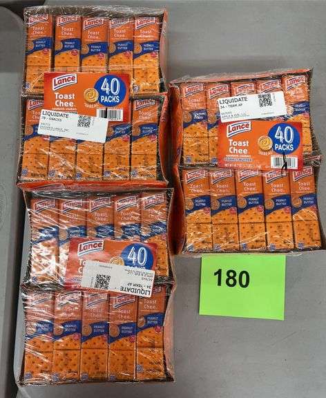 (3) PACKS OF LANCE TOAST CHEE SANDWICH CRACKERS - Earl's Auction Company
