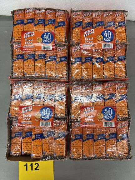 (4) PACKS OF LANCE TOAST CHEE CRACKERS - Earl's Auction Company