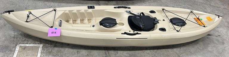 AS IS - LIFETIME TAMARACK ANGLER 100 SIT ON TOP FISHING KAYAK W ...