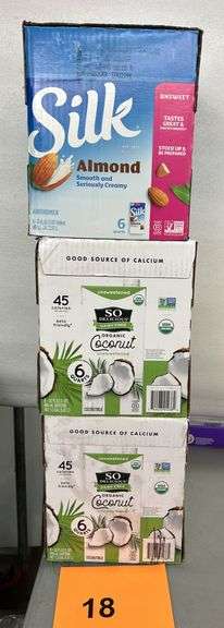 (3) BOXES OF NUT MILK - ALMOND & COCONUT - Earl's Auction Company