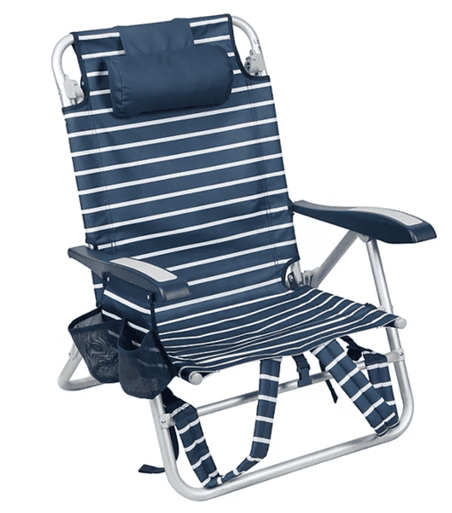 BEACH CHAIR IN BOX - INDIGO SKY - Earl's Auction Company