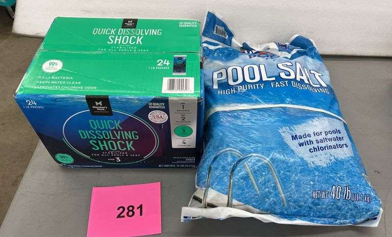 2PC POOL LOT - SALT & SHOCK - Earl's Auction Company