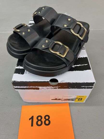 WOMENS DOLCE VITA FOOTBED SANDALS - SIZE 8 - Earl's Auction Company