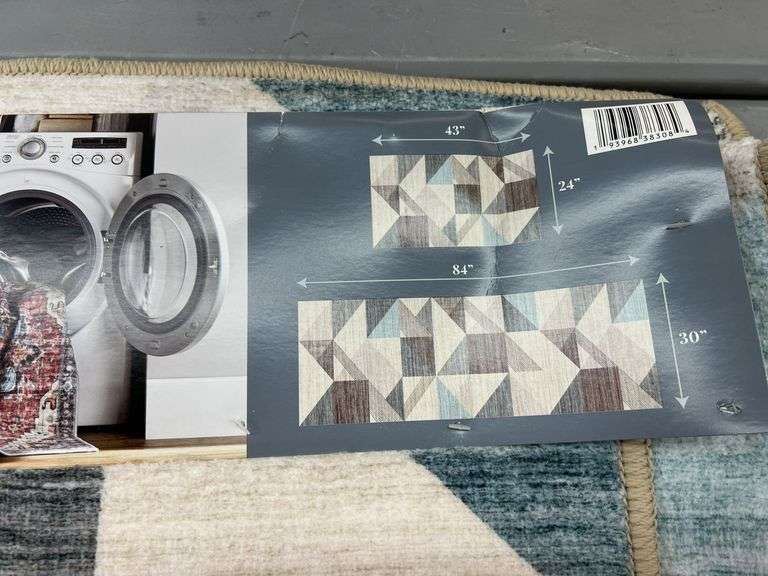 (3) EVERWASH WASHABLE ACCENT RUGS - Earl's Auction Company