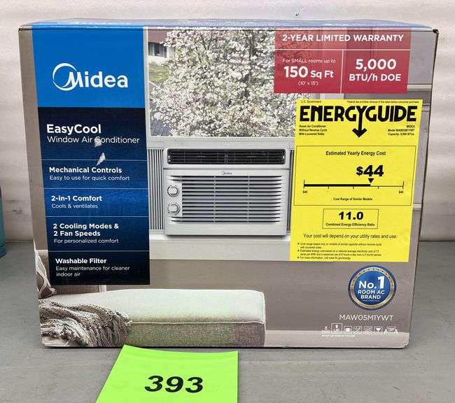 MIDEA EASYCOOL WINDOW AIR CONDITIONER IN BOX - Earl's Auction Company