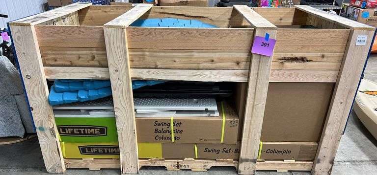 LIFETIME ADVENTURE CASTLE PLAYSET IN CRATE - Earl's Auction Company