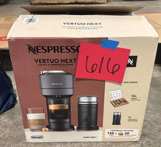 NESPRESSO VERTUO NEXT IN BOX - Earl's Auction Company