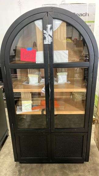 AS IS - ENZO COLLECTION CABINET - BLACK - Earl's Auction Company