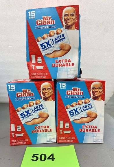 (3) BOXES OF MR CLEAN MAGIC ERASERS - Earl's Auction Company