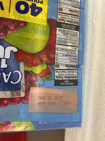 (3) PACKS OF DRINKS - CAPRI SUN, SPLASH & WELCHS - Earl's Auction Company