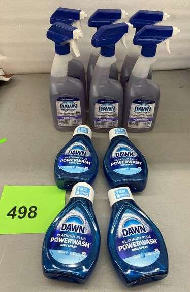 10PC DAWN LOT - DEGREASER & DISH SPRAY REFILLS - Earl's Auction Company