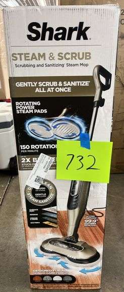 SHARK STEAM & SCRUB MOP IN BOX - Earl's Auction Company