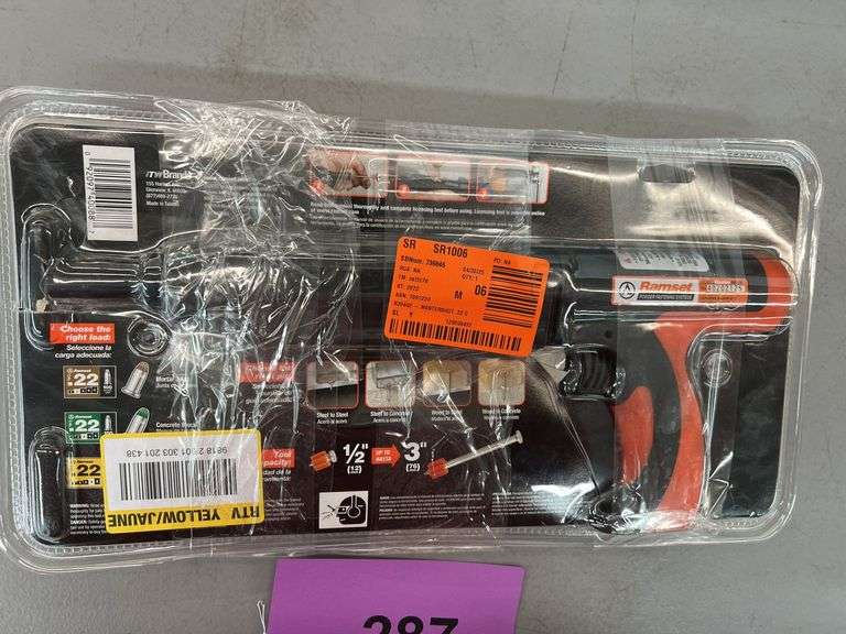 RAMSET MASTERSHOT POWDER ACTUATED TOOL - Earl's Auction Company