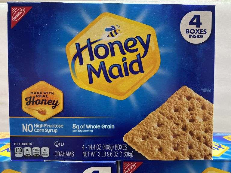 (5) BOXES OF HONEY MAID GRAHAM CRACKERS - Earl's Auction Company
