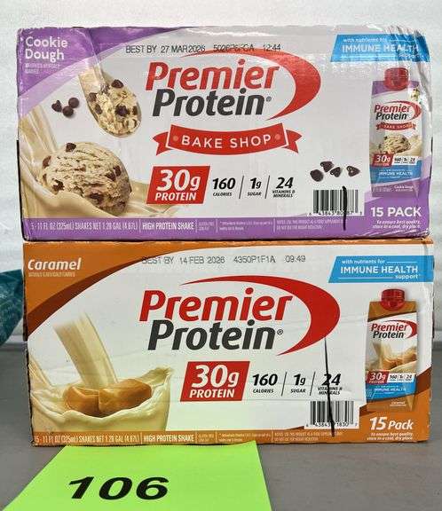 (2) BOXES OF PREMIER PROTEIN SHAKES - Earl's Auction Company