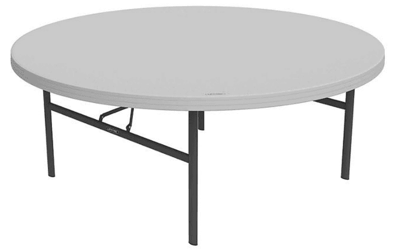 LIFETIME 60" ROUND FOLDING TABLE IN BOX - WHITE - Earl's Auction Company
