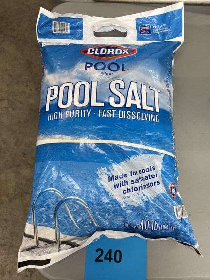 40LB BAG OF CLOROX POOL SALT - Earl's Auction Company