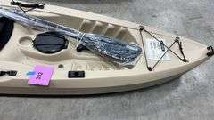 LIFETIME TAMARACK ANGLER 100 SIT ON TOP FISHING KAYAK W/ PADDLES ...