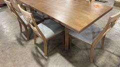 ABBYSON LIVING 7PC WOOD DINING SET - Earl's Auction Company