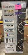 MONSTER GI30 HIGH-POWER SPEAKER IN BOX - Earl's Auction Company