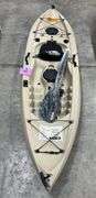 LIFETIME TAMARACK ANGLER 100 SIT ON TOP FISHING KAYAK W/ PADDLES ...