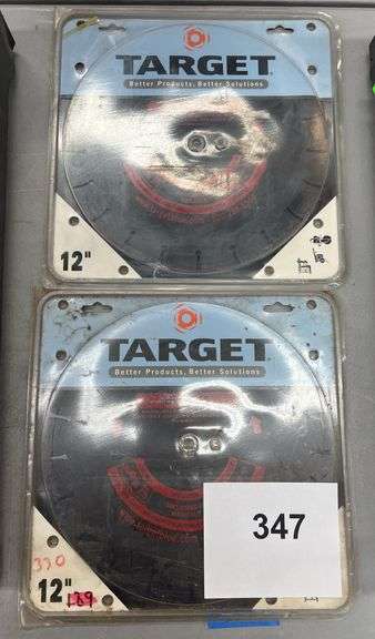 (2) TARGET 12" CIRCULAR SAW BLADES - Earl's Auction Company