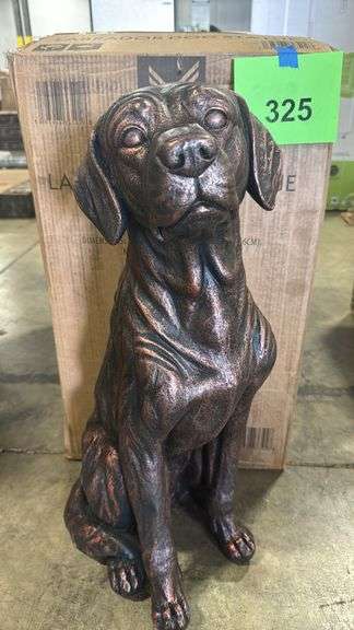 LABRADOR DOG STATUE - Earl's Auction Company