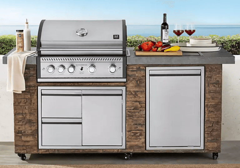 RUSTIC LEDGE 5-BURNER PROPANE GAS ISLAND GRLL IN BOX - Earl's Auction ...
