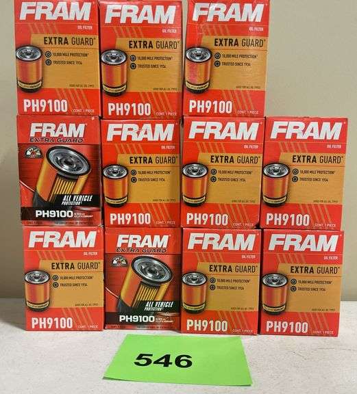 (11) FRAM EXTRA GUARD OIL FILTERS IN BOXES - Earl's Auction Company