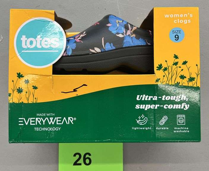 WOMENS TOTES CLOGS - SIZE 9 - Earl's Auction Company