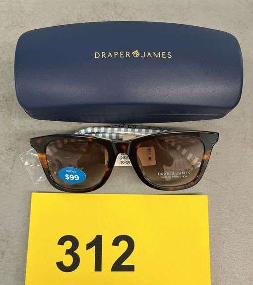 LADIES DRAPER JAMES SUNGLASSES W/ CASE - Earl's Auction Company