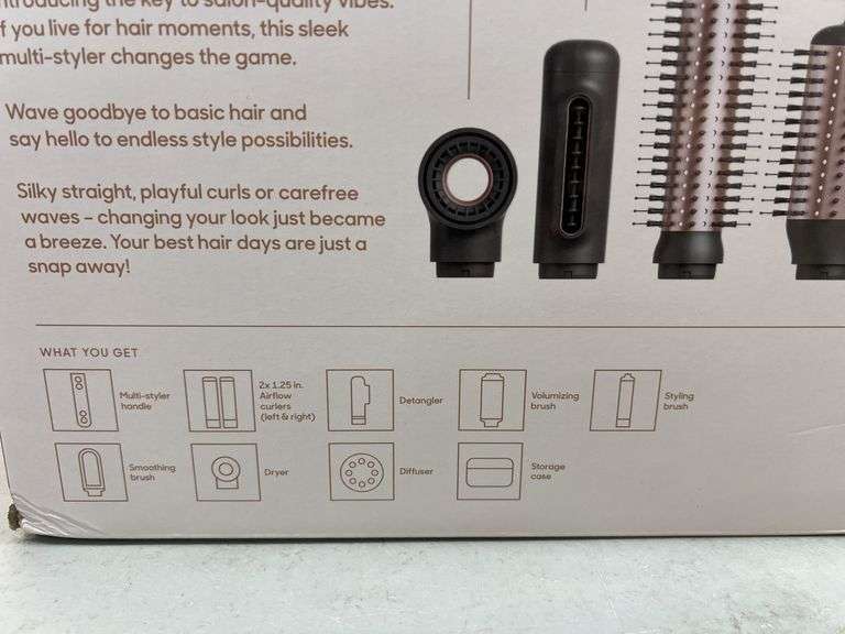 SHARPER IMAGE REVEL 8 IN 1 MULTI STYLER WAVE DELUXE IN BOX - Earl's Auction Company