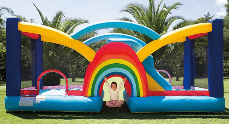 MY 1ST JUMP N PLAY RAINBOW BOUNCE HOUSE IN BOX - Earl's Auction Company