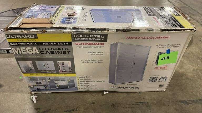 SEVILLE CLASSICS MEGA STORAGE CABINET IN BOX - Earl's Auction Company