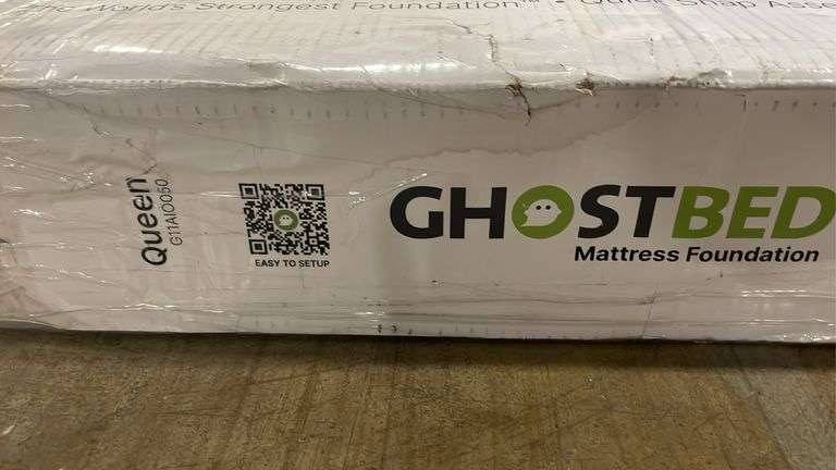 GHOSTBED QUEEN ALL IN ONE MATTRESS FOUNDATION IN BOX - Earl's Auction ...