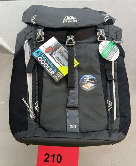 ARCTIC PRO BACKPACK COOLER - BLACK - Earl's Auction Company