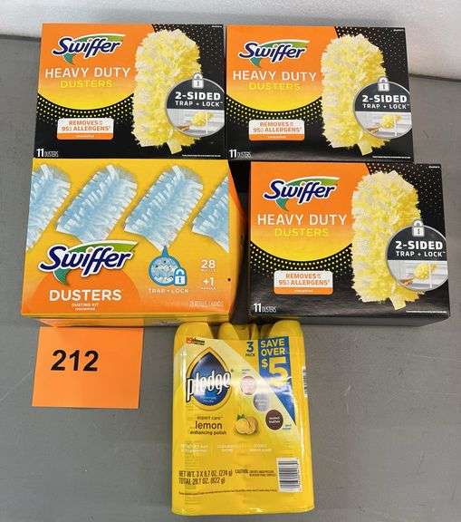 5PC CLEANING LOT - SWIFFER & PLEDGE - Earl's Auction Company