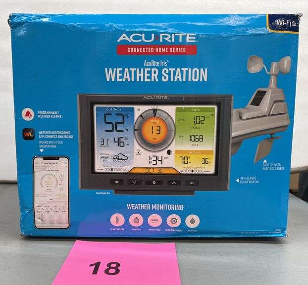 ACURITE IRIS WEATHER STATION IN BOX - Earl's Auction Company