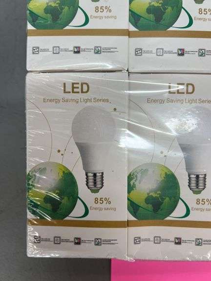 (8) NEW LED LIGHT BULBS IN BOXES - Earl's Auction Company