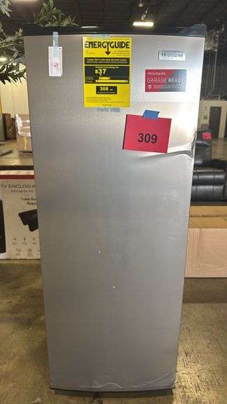 FRIGIDAIRE 6.5CU FT UPRIGHT STAINLESS FREEZER - Earl's Auction Company