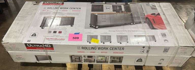 SEVILLE CLASSICS ROLLING WORK CENTER IN BOX - Earl's Auction Company