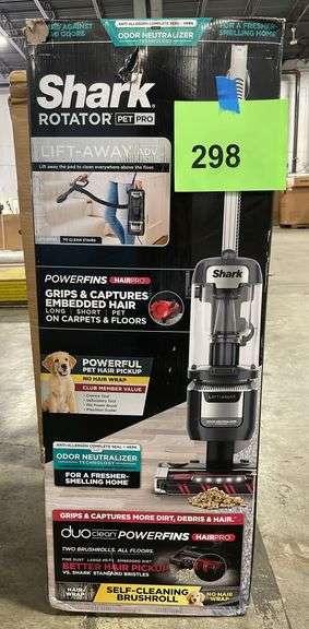 SHARK ROTATOR PET PRO VACUUM IN BOX - Earl's Auction Company
