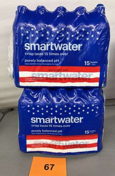 (2) PACKS OF SMART WATER - Earl's Auction Company