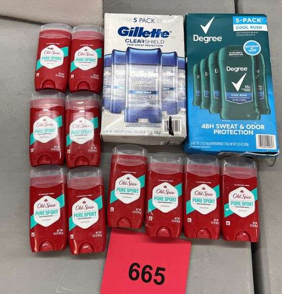 (2) BOXES OF DEODORANT & (10) STICKS - Earl's Auction Company
