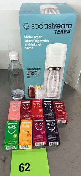 SODASTREAM TERRA W/ DROPS IN BOXES - Earl's Auction Company