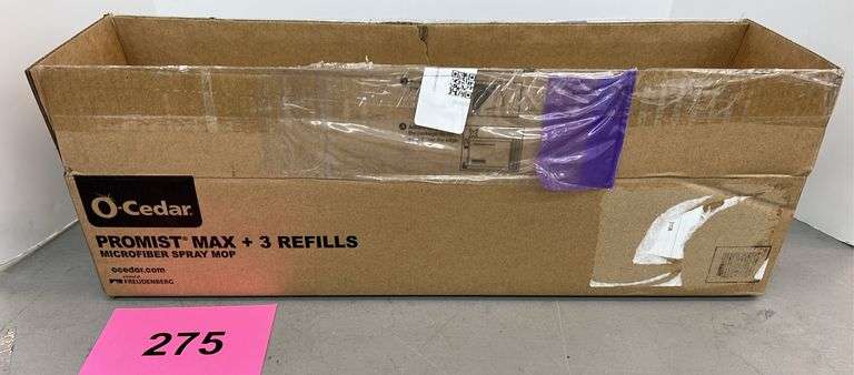O CEDAR PROMIST MAX MICROFIBER SPRAY MOP IN BOX - Earl's Auction Company