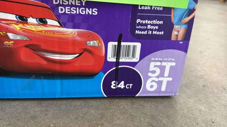 (1) BOX OF HUGGIES PULL UPS DIAPERS - SIZE 5T/6T - Earl's Auction Company