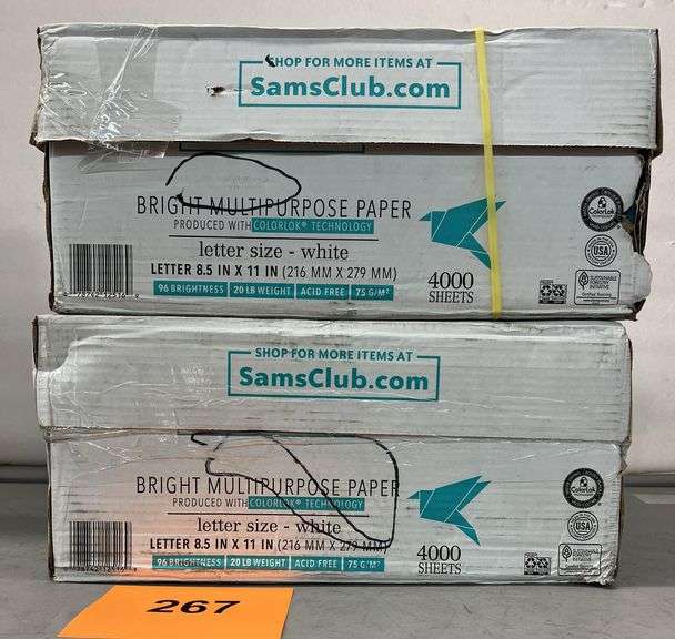 (2) BOXES OF PRINTER PAPER - Earl's Auction Company