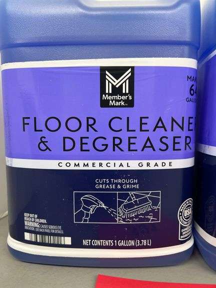 (3) JUGS OF FLOOR CLEANER & DEGREASER - Earl's Auction Company